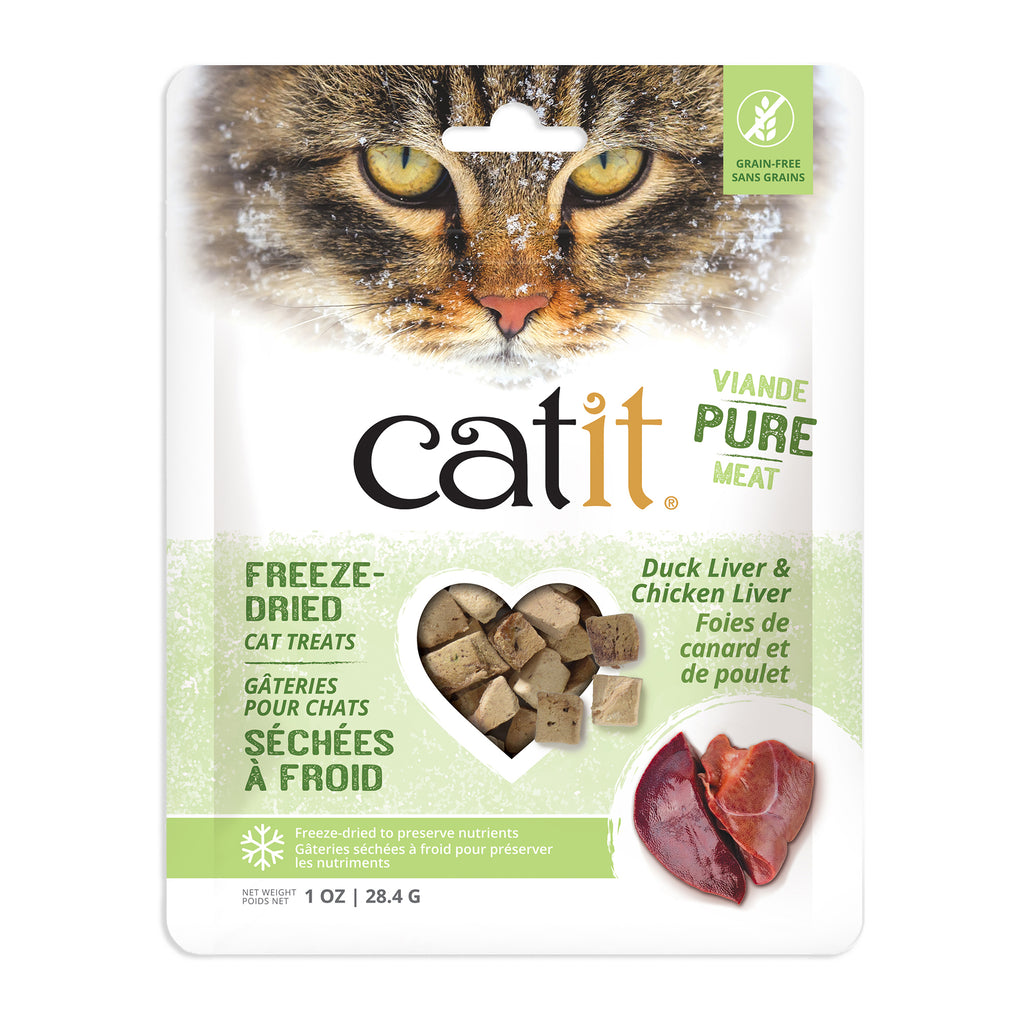Catit Freeze-Dried Raw Treat - Duck & Chicken Liver – Pet Circus