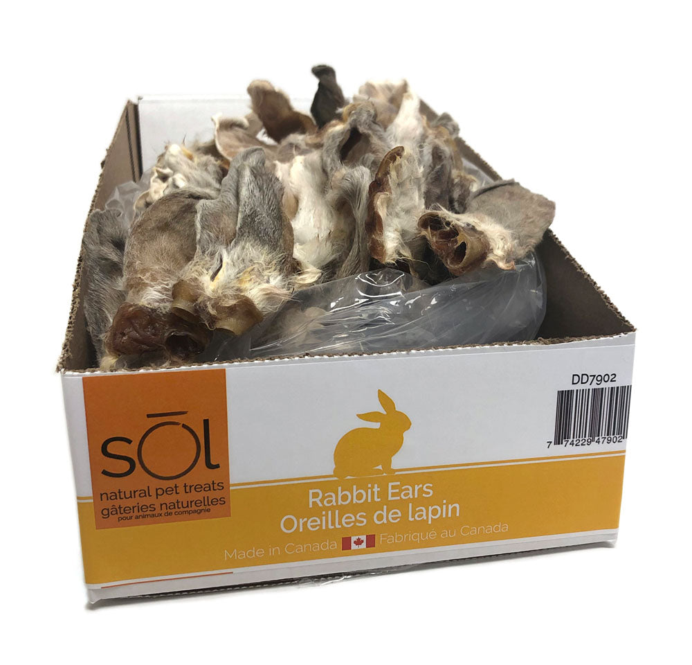 sōl Rabbit Ear Dog Treat - Bulk – Pet Circus